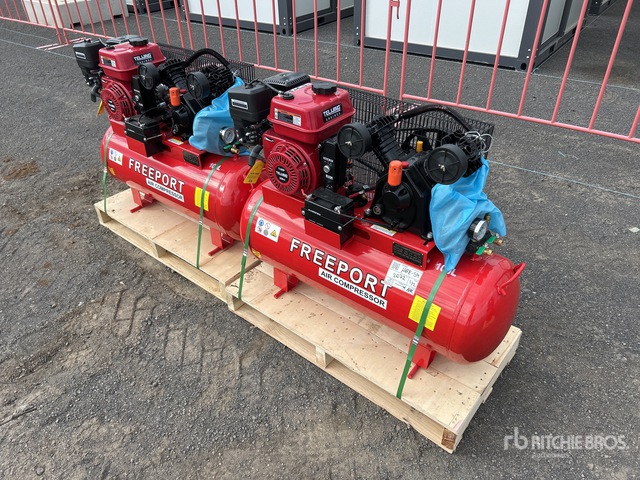 Quantity of (2) Freeport 100 L Air Compressor (Unused) | Ritchie Bros ...