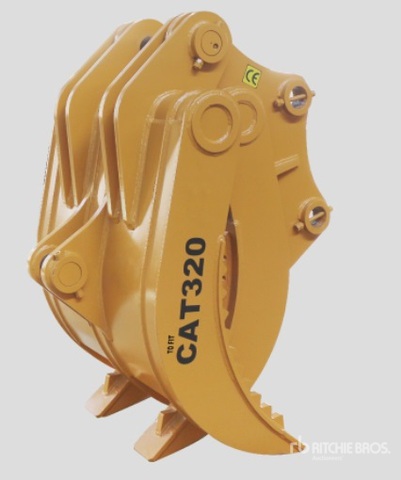 2025 Elephant JXJMQC320-E Excavator Grapple - Fits Cat 320 / 18 - 24 ...