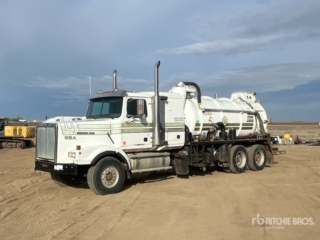 1997 on 1998 Western Star 4900 6x4 Sleeper Vacuum Tanker Truck ...