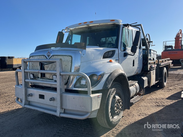 2009 International 7400 Extended Cab S/A Tong Casing Truck (Inoperable ...