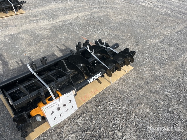 Quantity of (8) 2025 VICSEC VCA-8 Mini Excavator Attachments (Unused ...