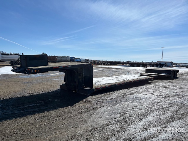 Scona T/A 38 ft Extendable Beam Removable Gooseneck Lowboy Trailer ...