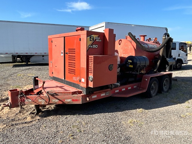 2016 Ditch Witch FX50 800 gal T/A Unidad de Excavación por Aspiración ...