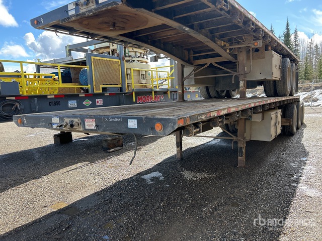 2020 Doepker 32 ft Super B-Train Lead Flatbed Trailer | Ritchie Bros ...