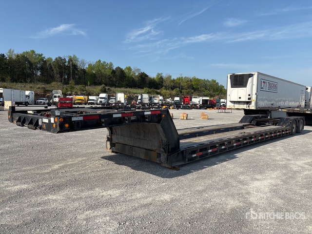 2004 Waltron T/A Single Drop Removable Gooseneck Lowboy Trailer ...