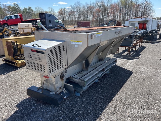 Fisher Pro-Caster Slide In V Box Salt Spreader | Ritchie Bros. Auctioneers