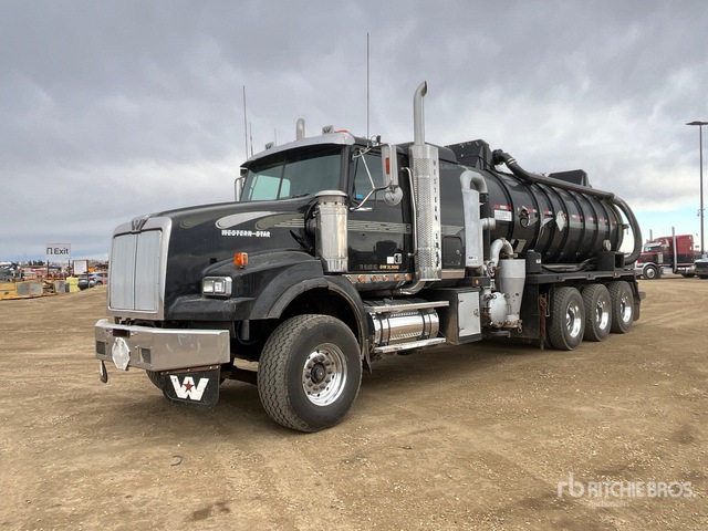 2006 Custom Vac on 2006 Western Star 4900SA 8x6 Sleeper Vacuum Tanker ...