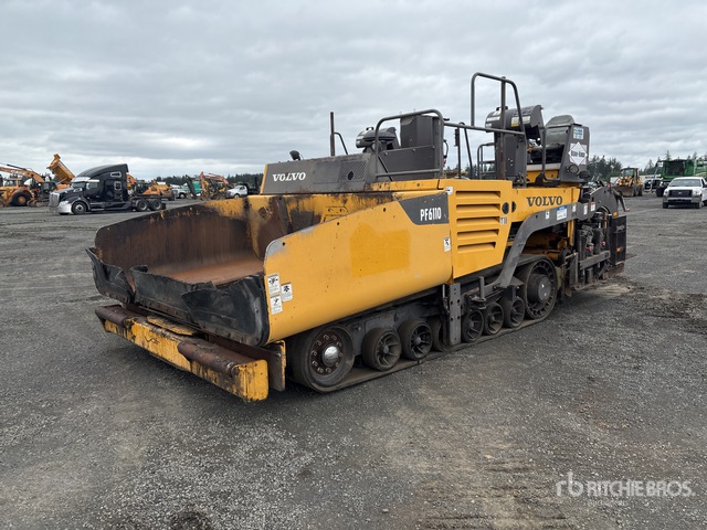 2009 Volvo PF6110 Track Asphalt Paver | Ritchie Bros. Auctioneers