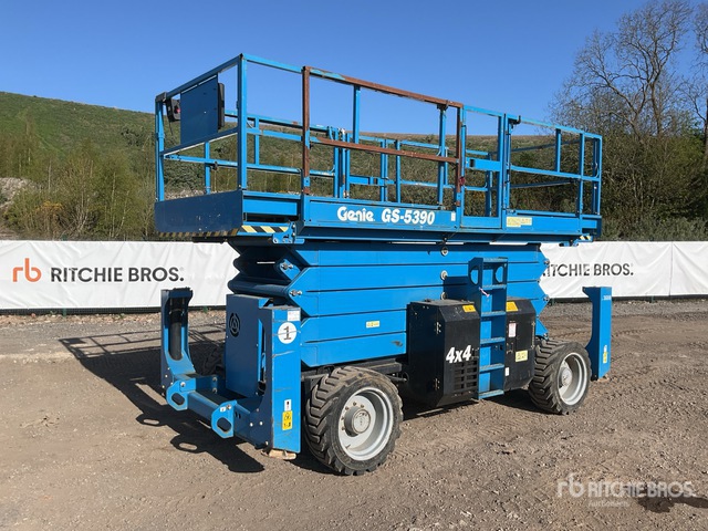 2016 Genie GS5390 4x4 Diesel Scissor Lift | Ritchie Bros. Auctioneers