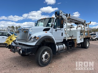 Altec DM45 on 2012 International 7500 4x2 Digger Derrick Truck in ...