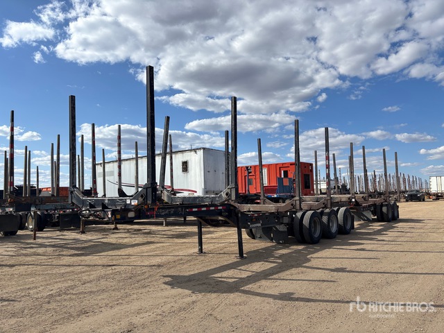 2014 Doepker 29 ft Super B-Train Lead Hayrack Log Trailer | Ritchie ...