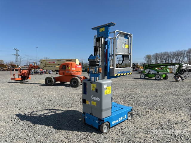 2014 Genie GR-15 Vertical Mast Lift | Ritchie Bros. Auctioneers
