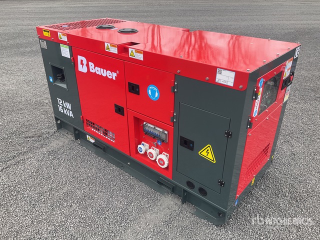 2025 Bauer Generatoren GFS-12 ATS 15 kVA Generator Set (Unused ...