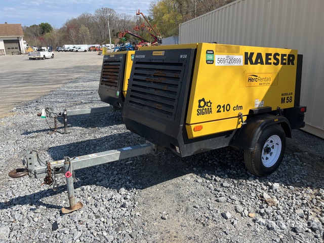 2019 Kaeser M58 210 cfm Mobile Air Compressor | Ritchie Bros. Auctioneers
