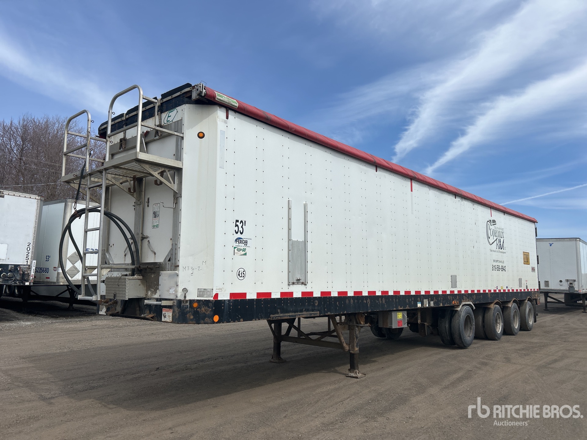 2014 Fericar PMD53 53 ft x 102 in Quad/A Moving Floor Open-Top Chip ...