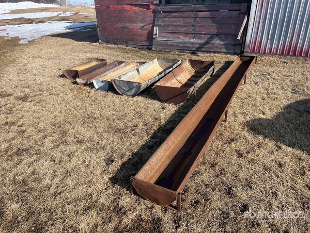 Quantity of Custom Built Trough Livestock Feeder | Ritchie Bros ...