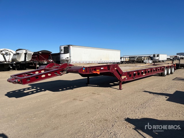 1997 Peerless 55 ft Tri/A Folding Neck Trailer | Ritchie Bros. Auctioneers