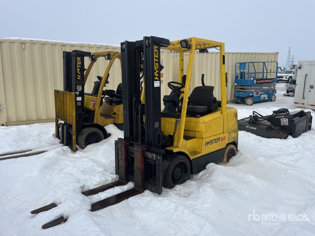 2004 Hyster S60XM 4750 lb Cushion Tire Forklift | Ritchie Bros. Auctioneers