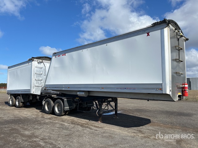 2008 MaxiTrans Bogie/A Stag B-Double Combination End Dump Trailer ...