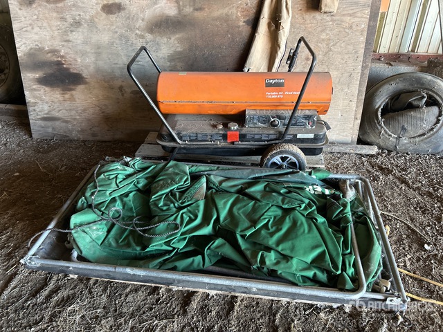 Portable oil - fired heater, 3 person Ice shack | Ritchie Bros. Auctioneers