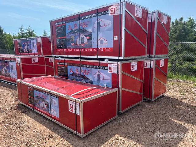 2025 Hill Industrial 1205026 50 ft x 120 ft x 26 ft Storage Building ...
