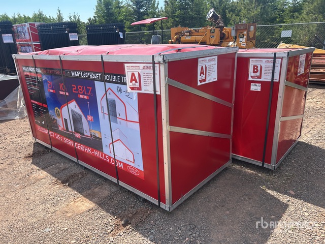 2025 HIlls Industrial 604024 40 ft x 60 ft x 24 ft Storage Building ...