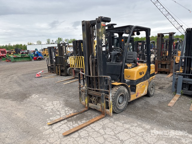2008 Yale GLP050 4300 lb Pneumatic Tire Forklift | Ritchie Bros ...