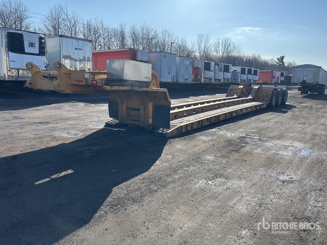 2004 Manac 55354125 50 ton Tri/A Removable Gooseneck Lowboy Trailer ...