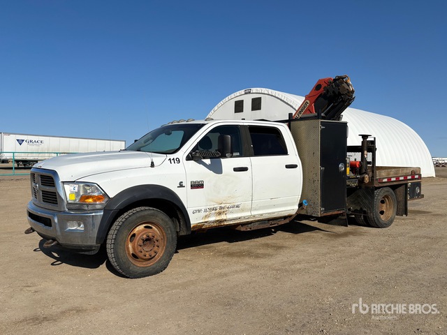 2011 Palfinger PK 8501HP 10800 lb Knuckle Boom on 2011 Ram 4x4 Crew Cab ...