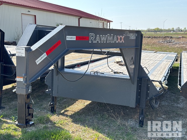 2024 RAWMAXX FDX-40-27K 40 ft T/A Gooseneck Equipment Trailer in ...