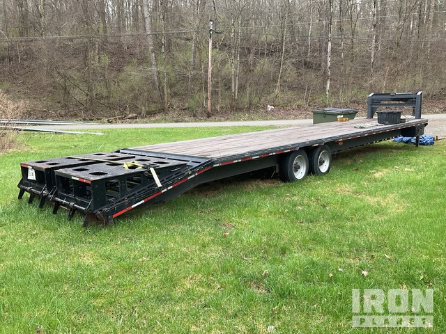 2023 Caliber GS840MST 6800 lb 40 ft T/A Gooseneck Equipment Trailer in ...