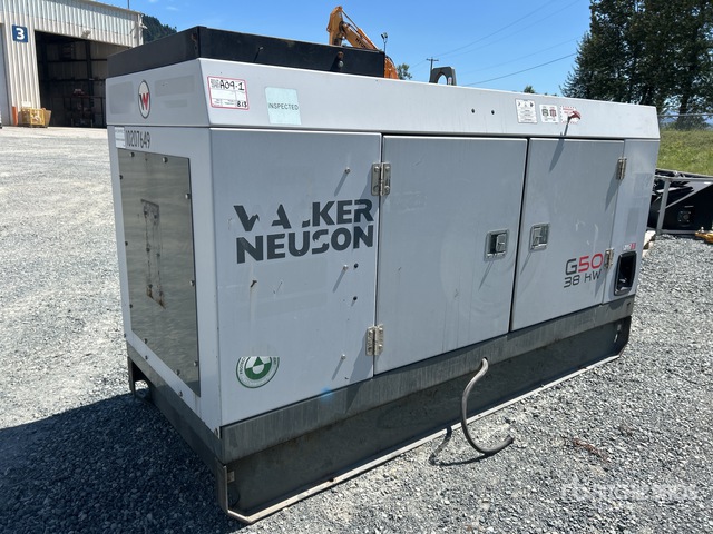 2013 Wacker Neuson G50 38 kW Skid-Mounted Generator Set | Ritchie Bros ...