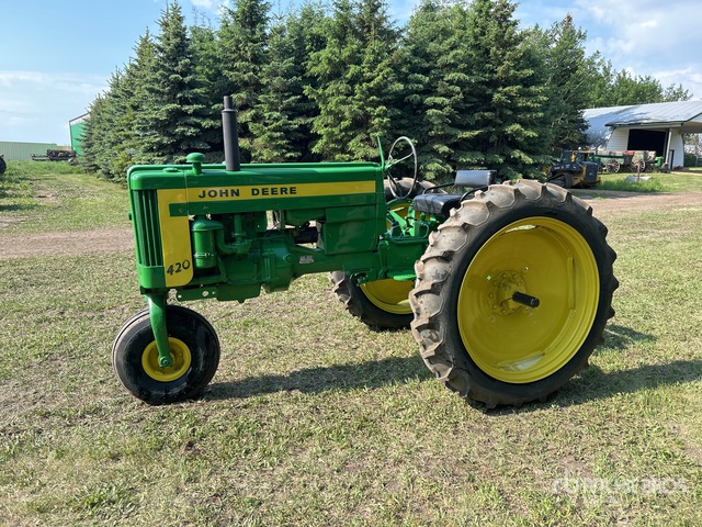 1956 John Deere 420-T 2WD Row Crop Antique Tractor | Ritchie Bros ...