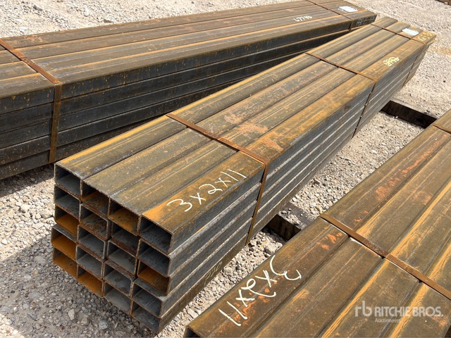 Quantity of (20) 3 in x 2 in x 8 ft 11 Ga Rectangle Steel Tubing ...