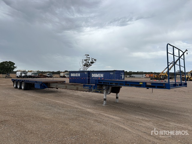2002 Southern Cross Tri/A 13.7 m - 19.7 m Extendable Step Deck Trailer ...