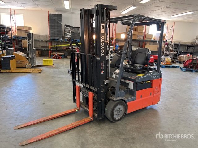 2019 Toyota 8FBE18U 2900 lb Electric Forklift | Ritchie Bros. Auctioneers