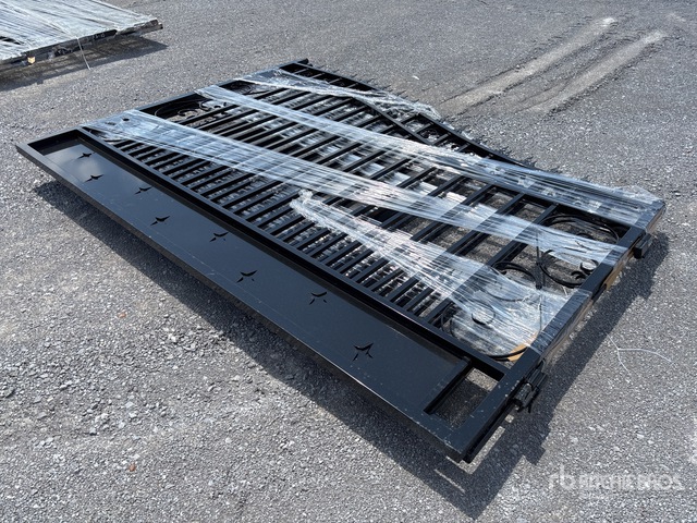 Greatbear 20 Ft Bi-Parting Wrought Iron 9 ft 9 in x 7 ft 7 in Bi ...