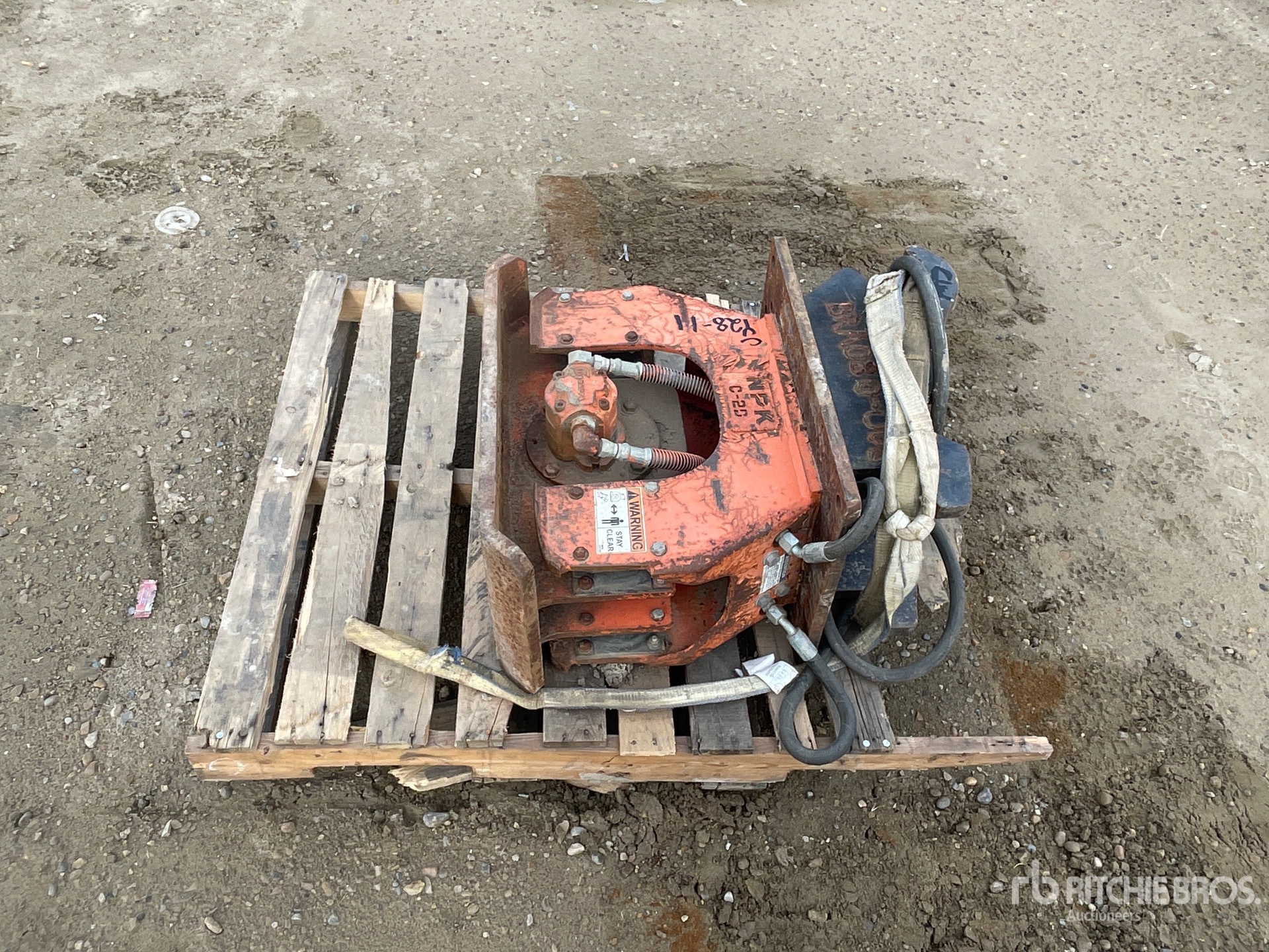NPK C2D Vibratory Plate Compactor Attachment | Ritchie Bros. Auctioneers