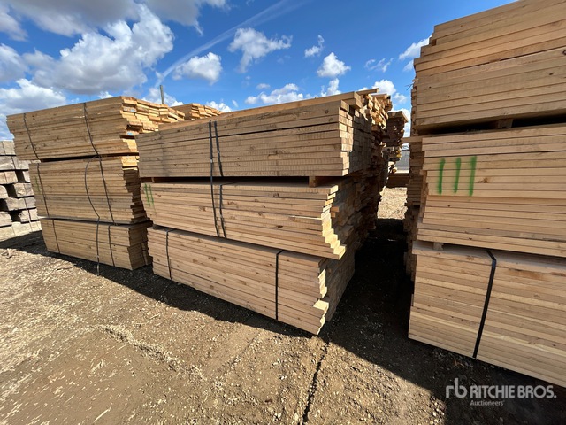 Quantity of (9) Pallets of 2x8 Rough Lumber | Ritchie Bros. Auctioneers