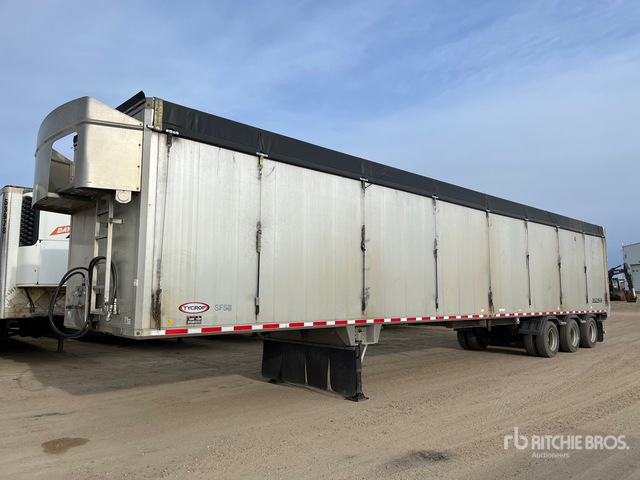 2018 Ty-Crop 53 ft x 102 in Tri/A Moving Floor Open-Top Chip Trailer ...