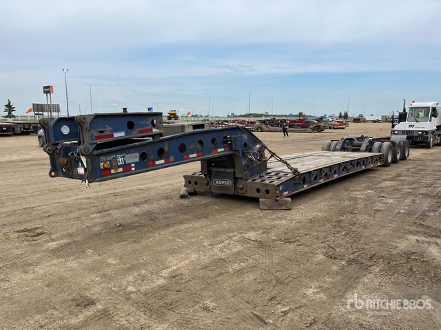 1995 Aspen T/A Double Drop Removable Gooseneck Lowboy Trailer | Ritchie ...