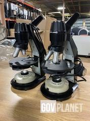 BAUSCH & LOMB Microscopes School University Science Lab Equipment lot ...