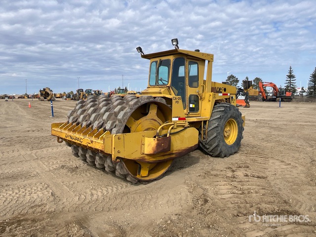 1980 Dynapac CA25PD Padfoot Drum Compactor | Ritchie Bros. Auctioneers