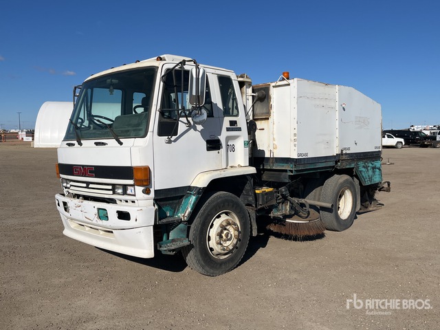 1990 Elgin Eagle Series F on 1990 GMC 7000 Sweeper Truck | Ritchie Bros ...