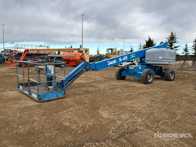 2007 Genie S45 4WD Dual Fuel Telescopic Boom Lift | Ritchie Bros ...