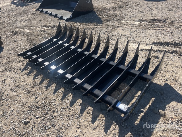 2025 Kit Containers QT-RR-70 70 in Skid Steer Root Rake (Unused ...