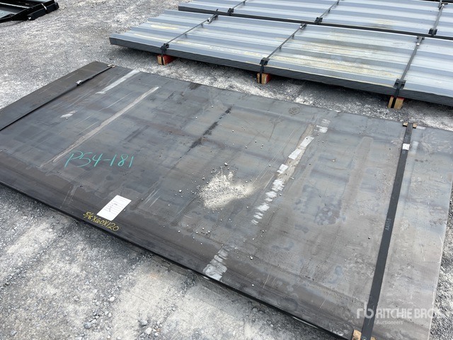 2025 Kit Containers 5 ft x 10 ft 5/8in thick Steel Plates (Unused ...