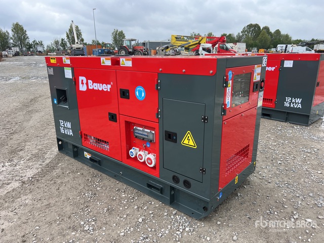 2025 Bauer Generatoren GFS-12 ATS 12kW/15kVA Generator Set (Unused) | Ritchie Bros. Auctioneers