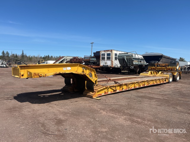 2004 JC RGN T/A Double Drop Removable Gooseneck Lowboy Trailer ...