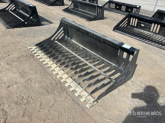 Mid-State 68 in Low Profile Skid Steer Bucket (Unused) | Ritchie Bros ...